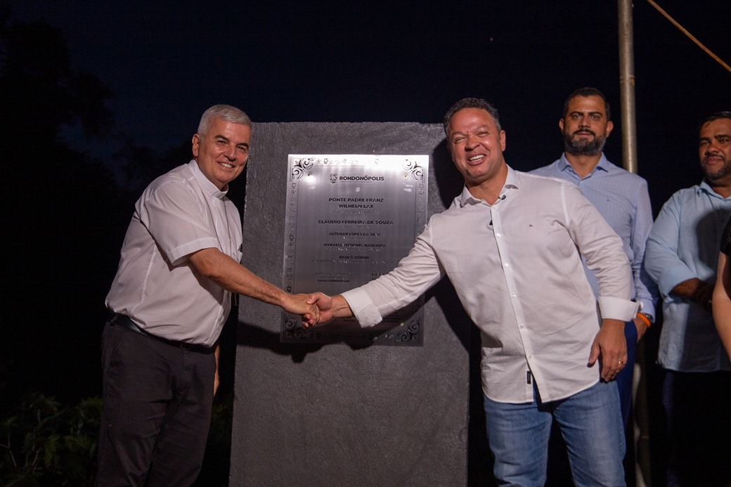 Prefeito inaugura a Ponte Padre Franz, ligando Jardim Ipiranga ao Anel ...